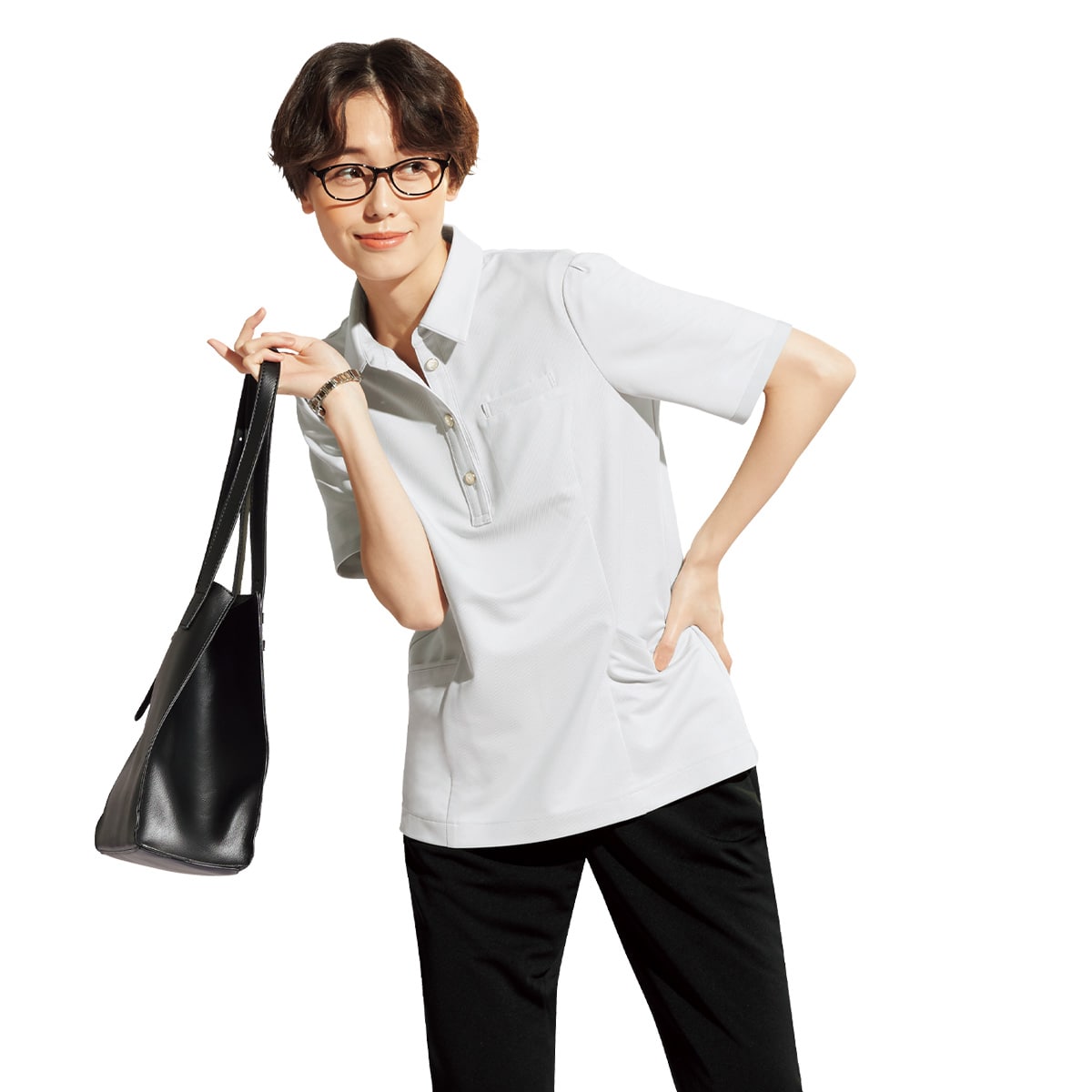 FB71412 ポロシャツ｜医療用白衣・介護ユニフォーム・事務服のフォーク株式会社